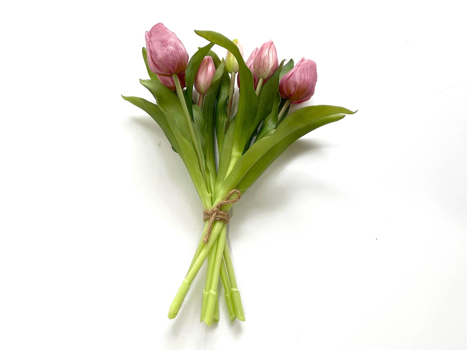 Premium Real Touch Tulips, Rose Pink, Darwin Type Tulip, Artificial - Etsy