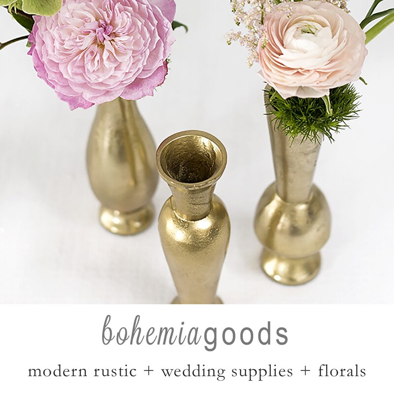 Gold Vase - Etsy