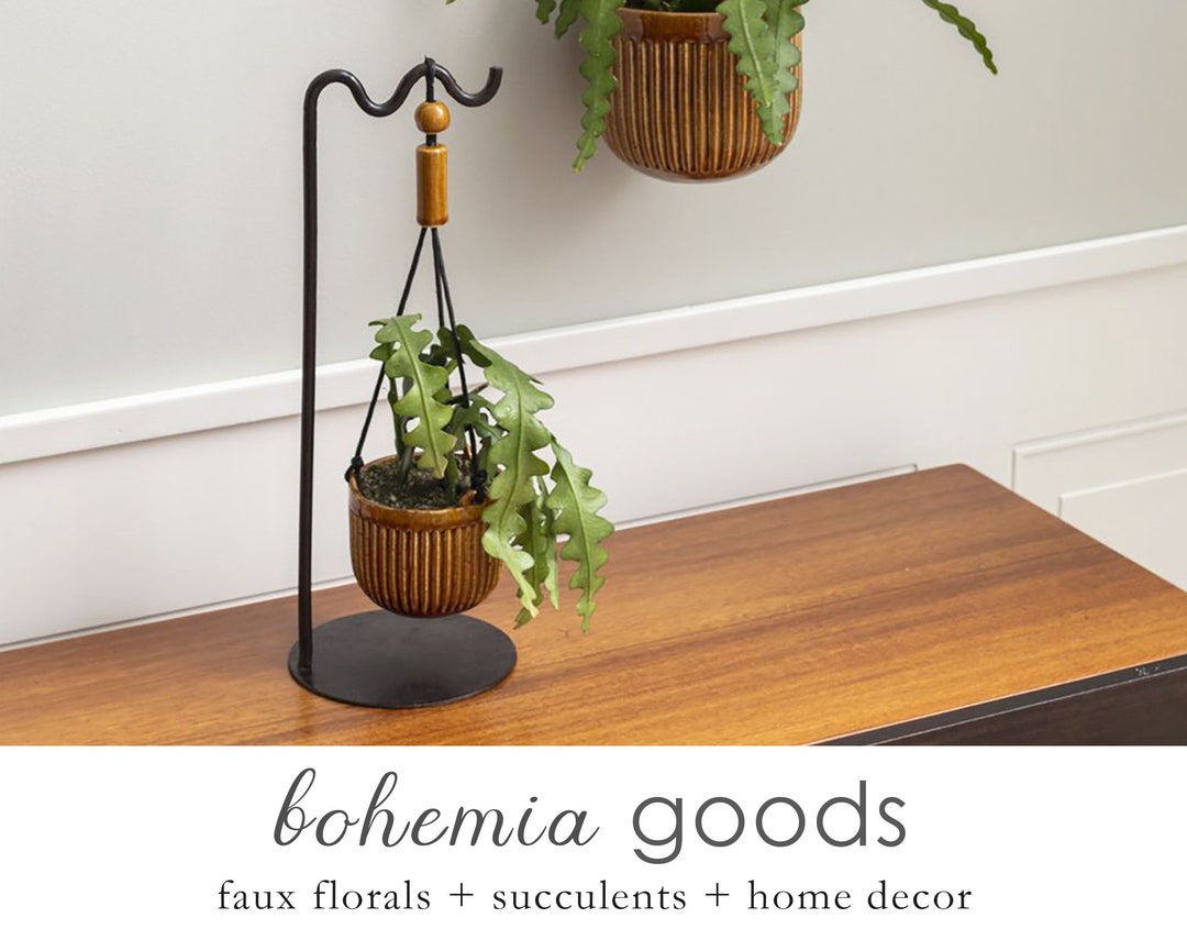 Indoor Planter, Tabletop Planter, Plant Stand, Hanging Planter, Gift ...