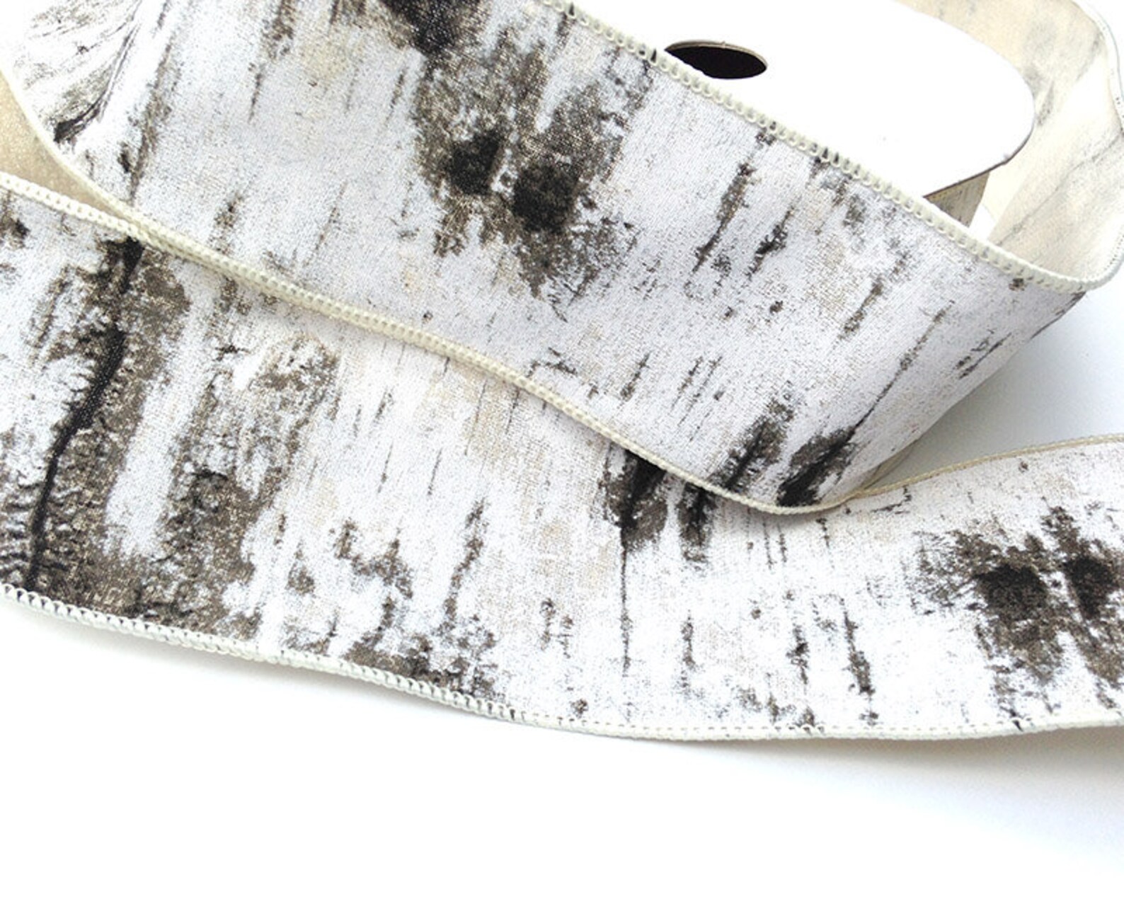 White Birch Ribbon 10 YDS 2.5 Inch Wide Birch Bark Ribbon - Etsy