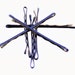 Navy Blue Bobby Pins Dark Blue Colored Bobby Pins Navy Blue - Etsy