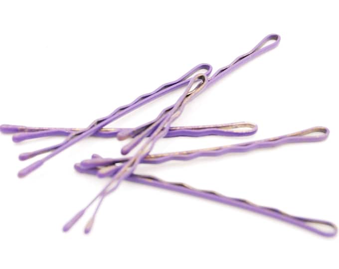 Purple Bobby Pins, Purple Accessories, Colorful Bobby Pins, Cute Bobby ...