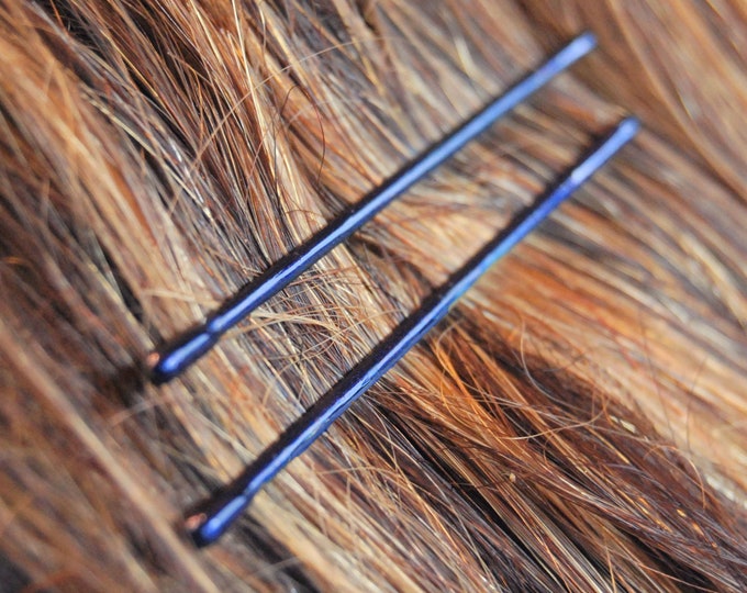 Navy Blue Bobby Pins, Dark Blue Colored Bobby Pins, Navy Blue Wedding ...