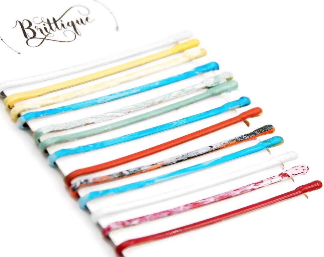 2 Inch Colored Bobby Pins, Variety Set, Colorful Bobby Pins, Decorative ...
