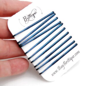 Color Shift Metallic Teal Colored Bobby Pins, Chromatic Green Bobby ...