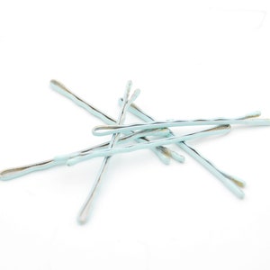 Mint Blue Colored Bobby Pins, Sky Blue Accessories, Light Blue Bobby ...