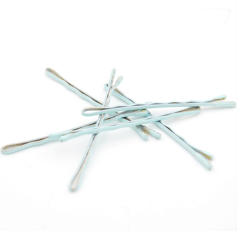 Mint Blue Colored Bobby Pins Sky Blue Accessories Light Blue | Etsy