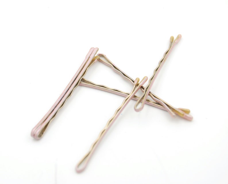 Light Pink Bobby Pins Colored Bobby Pins Decorative Bobby - Etsy