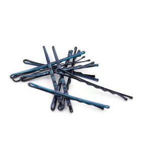 Color Shift Metallic Teal Colored Bobby Pins, Chromatic Green Bobby ...