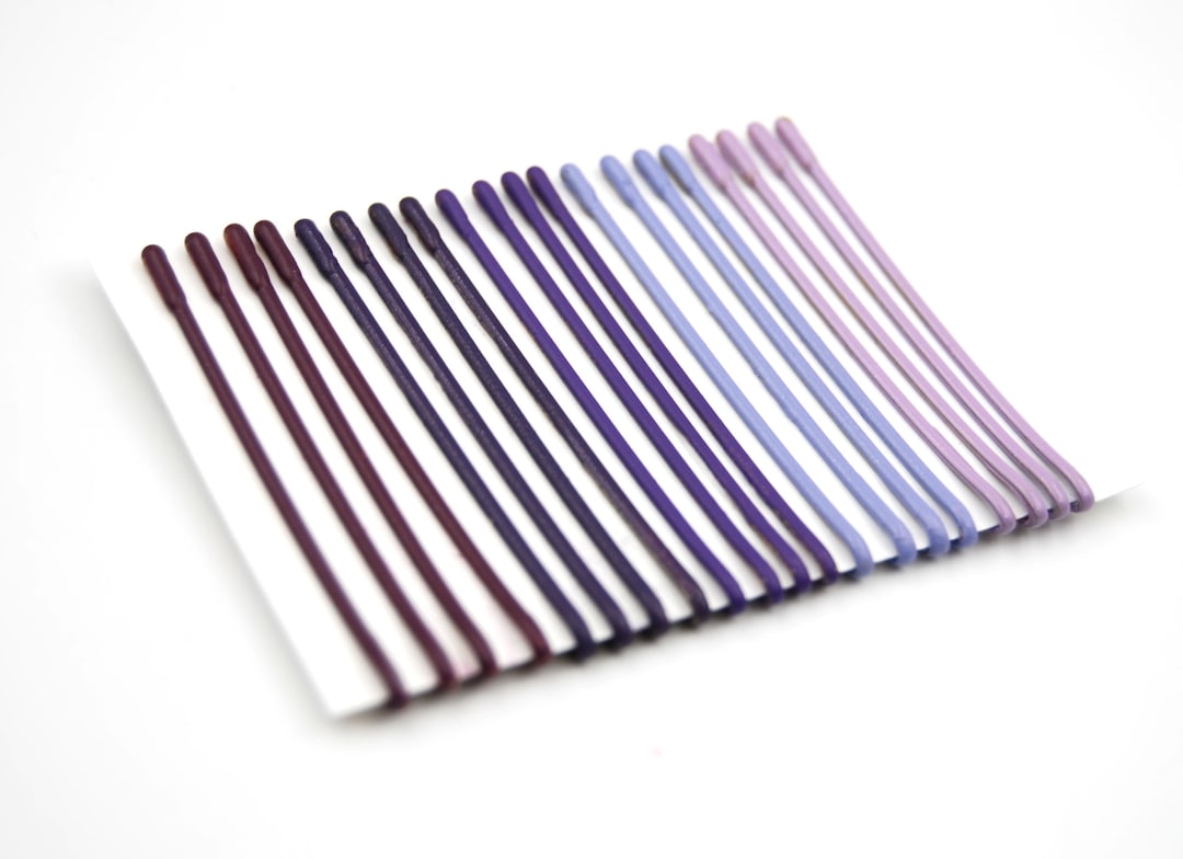 Purple Bobby Pins, Lavender Colored Bobby Pins, Eggplant Purple Gift ...