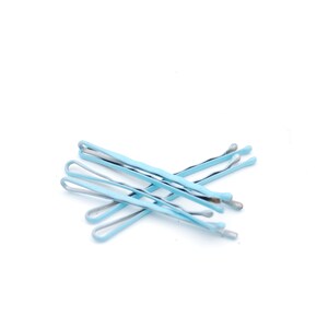 Light Blue Colored Bobby Pins Sky Blue Bobby Pins Sky Blue - Etsy