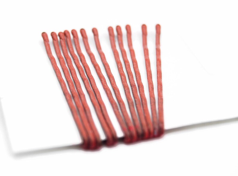 Pink and White Ombre Hair Pins Fluorescent Hot Pink Hair Pin - Etsy