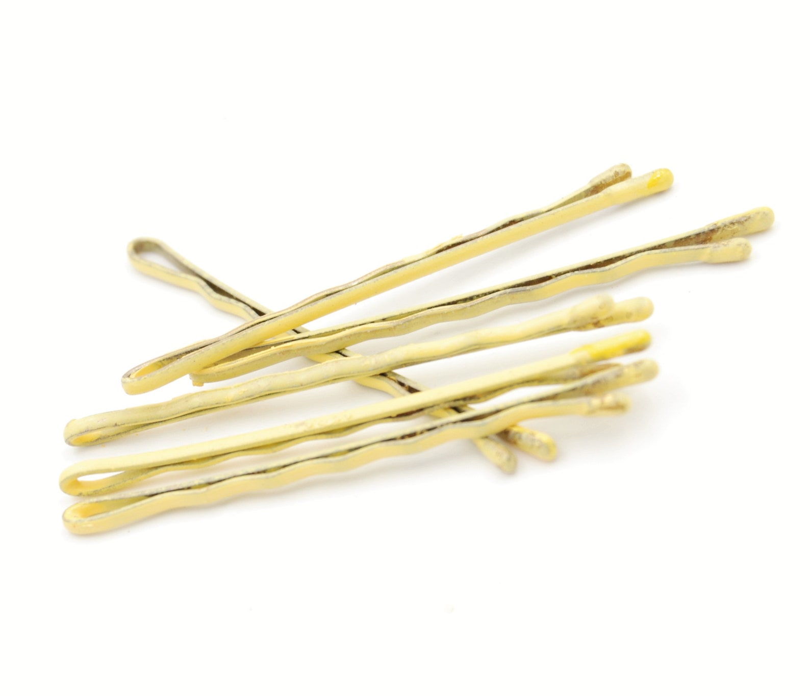 Pastel Yellow Bobby Pins Light Yellow Hair Pins Yellow | Etsy