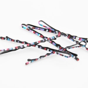Decorated Bobby Pins, Colorful Bobby Pins, Decorative Colored Bobby ...