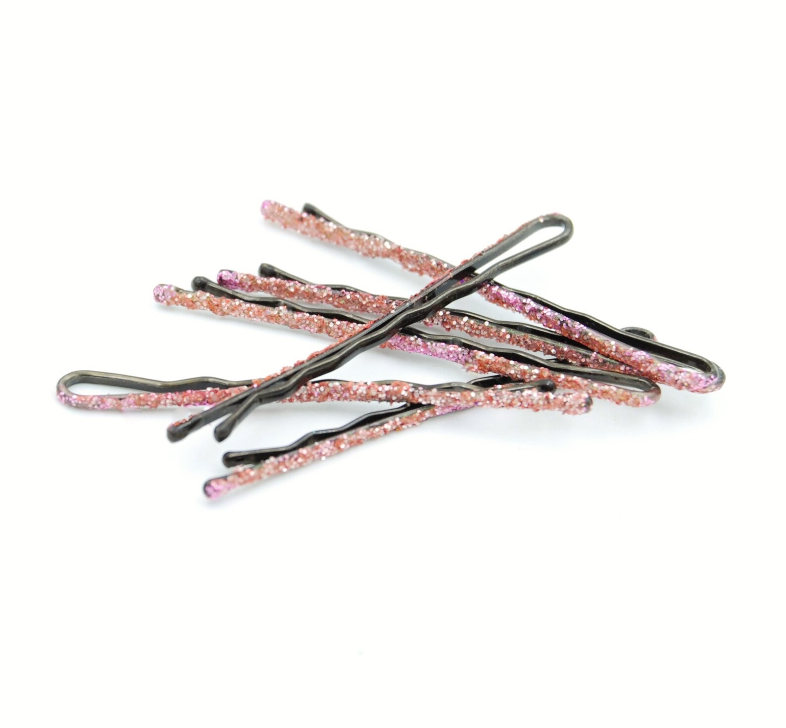 Light Pink Glitter Bobby Pins Pink Bobby Pins Pink Glitter - Etsy
