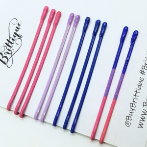 Bi Pride Bobby Pins Bisexual Pride Flag Accessories Colorful - Etsy