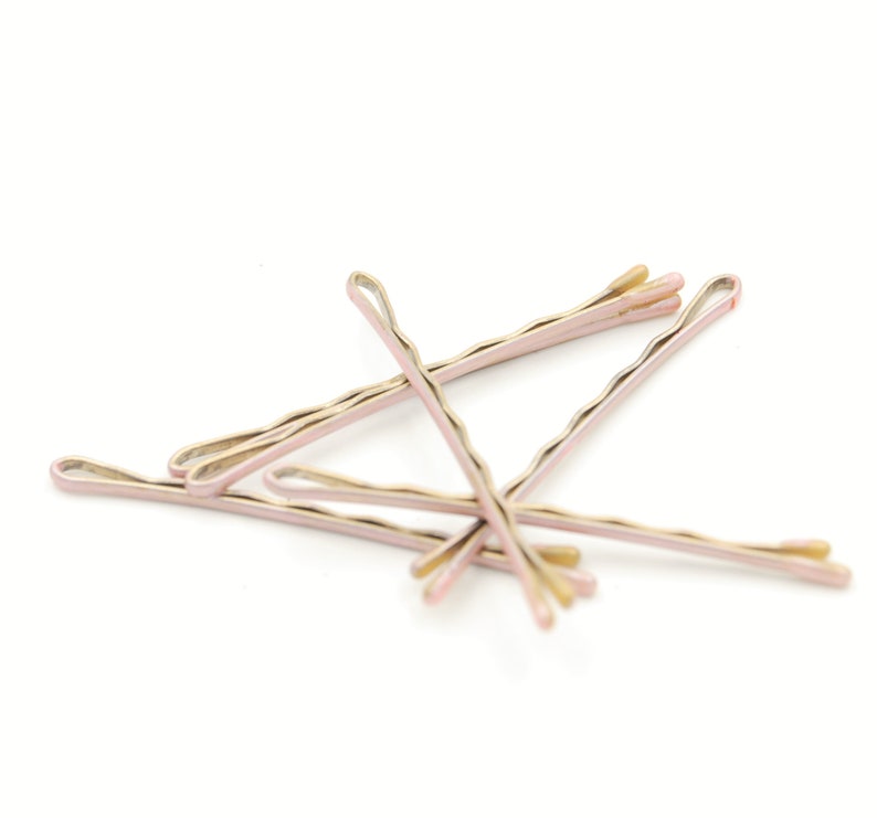 Light Pink Bobby Pins Colored Bobby Pins Decorative Bobby - Etsy
