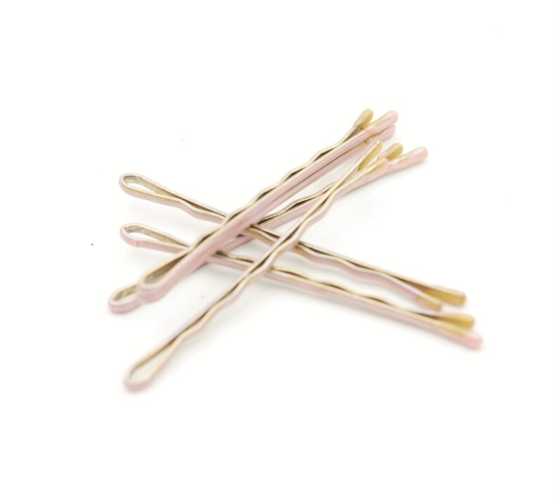 Light Pink Bobby Pins Colored Bobby Pins Decorative Bobby - Etsy