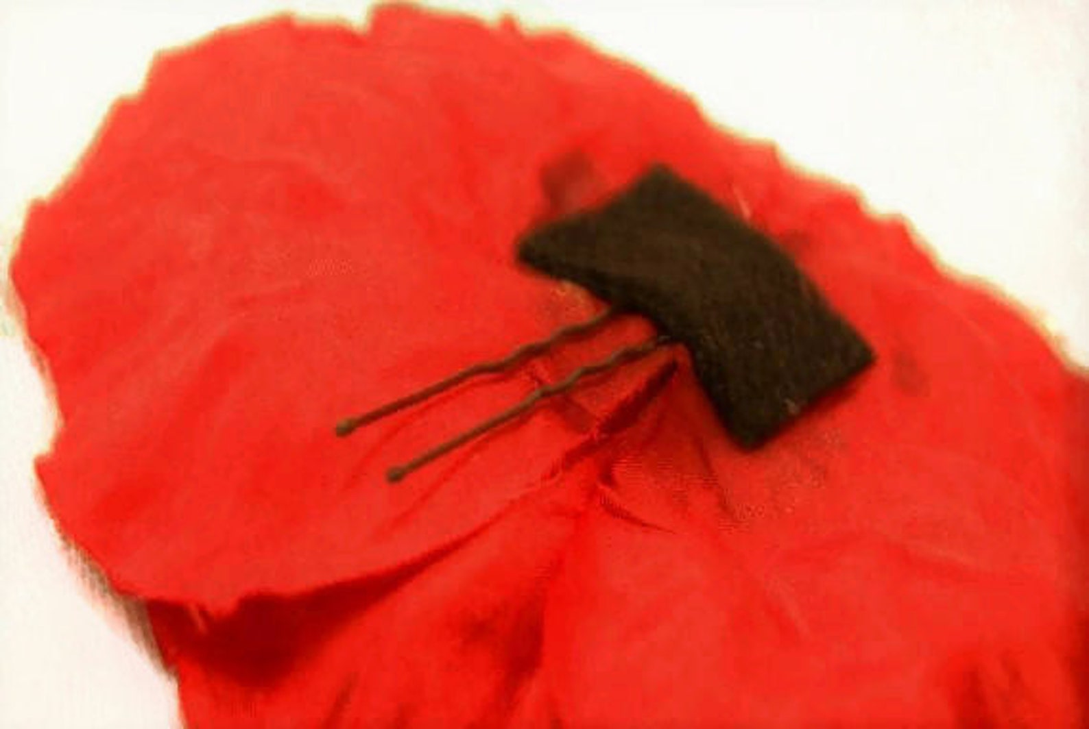 Large red flower hair pin large flower flamenco hair pin big | Etsy