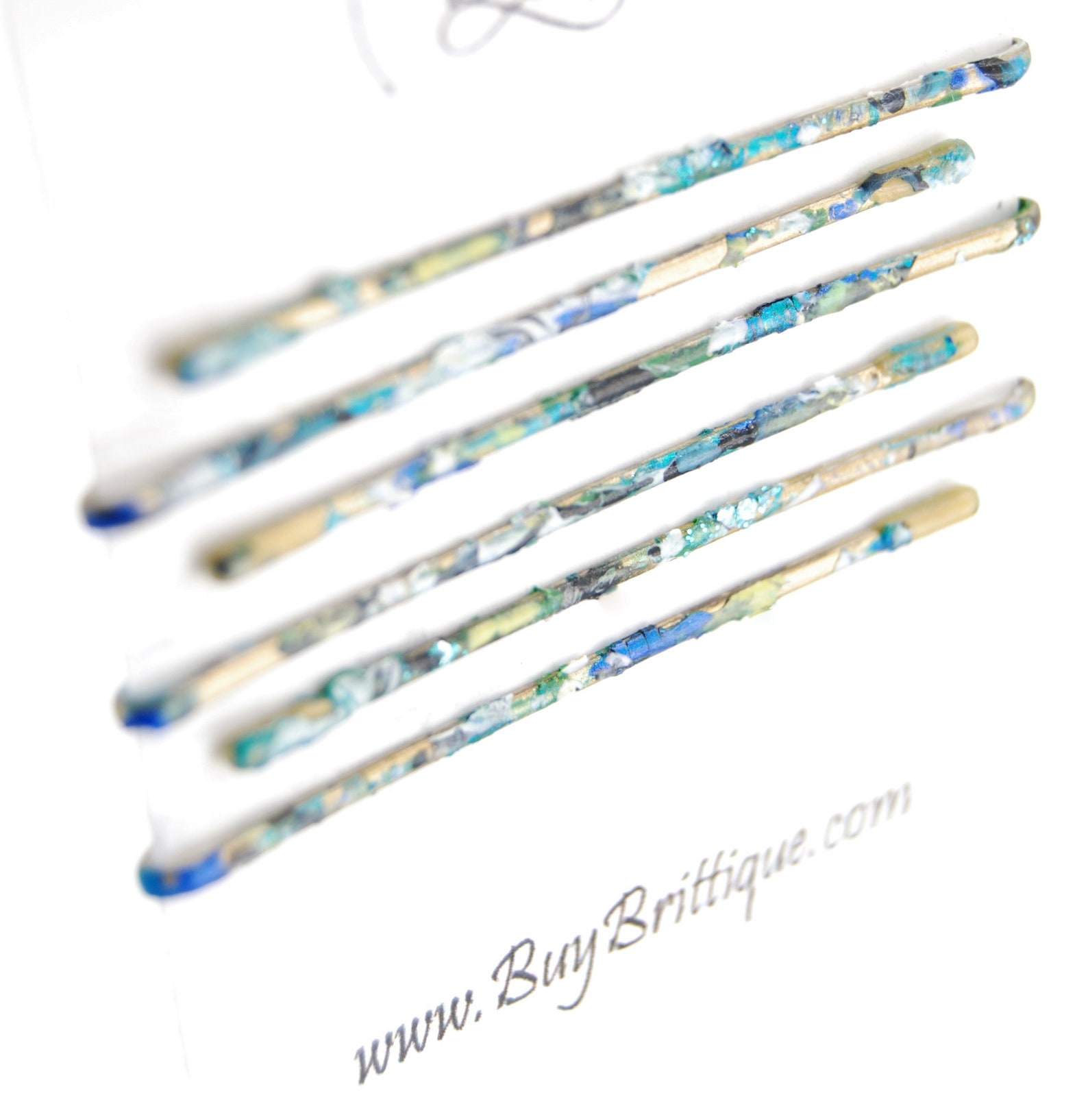 Blue Camo Colored Bobby Pins Blue Camouflage Blue Bobby - Etsy