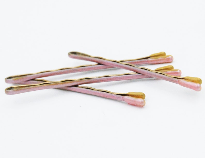 Light pink bobby pins colored bobby pins decorative bobby | Etsy
