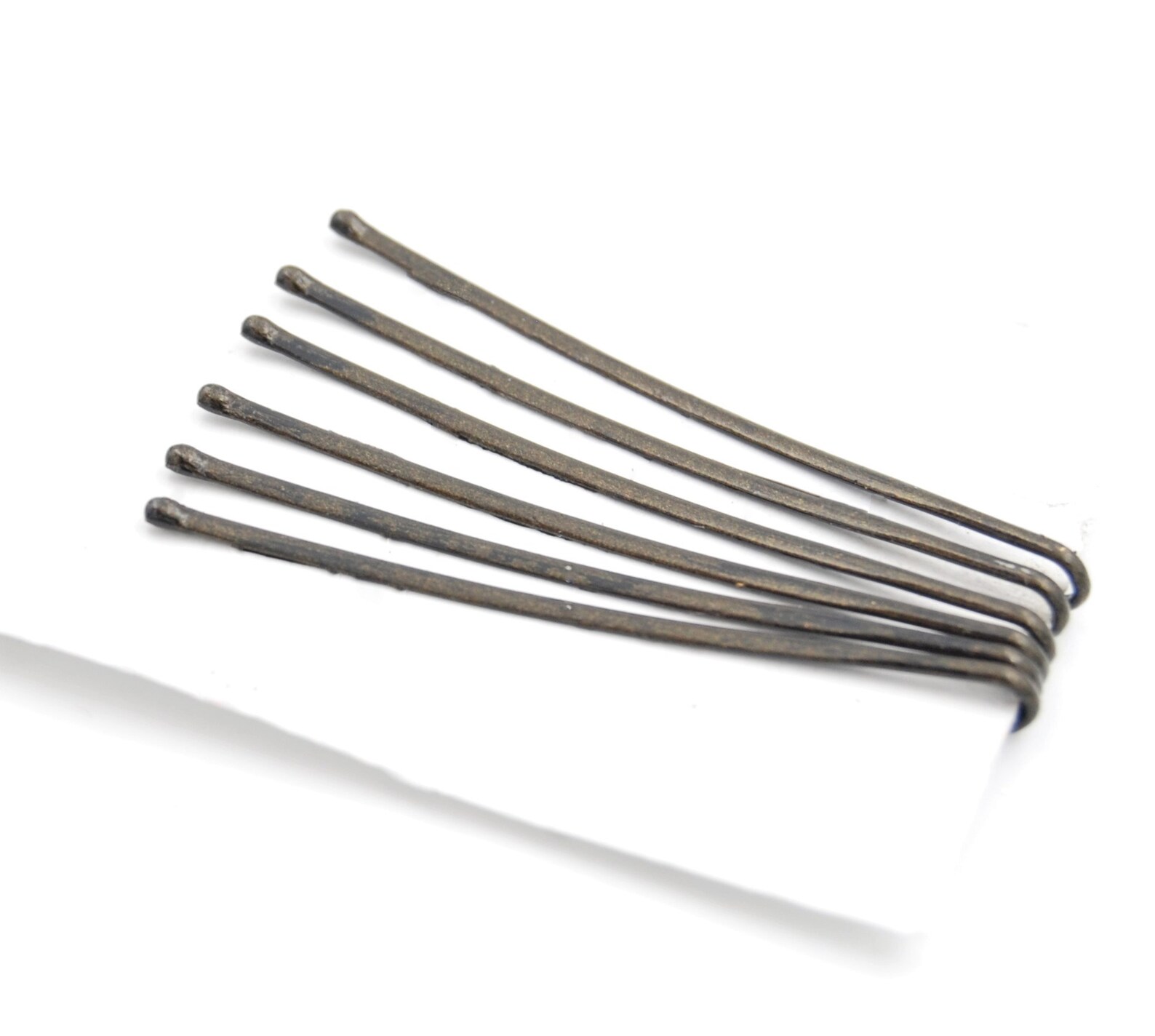 Solid black colored bobby pins 2 inch black hair pin black | Etsy