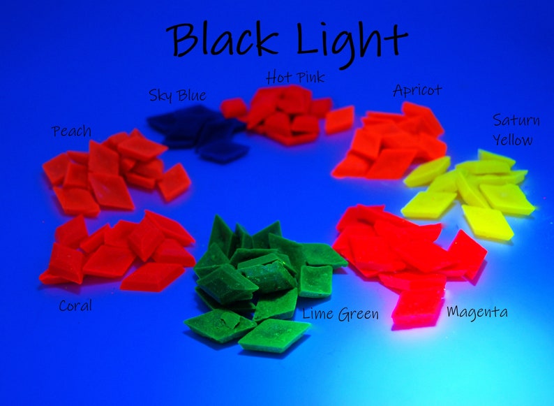 UV Reactive Fluorescent Dye for Diy Candle Making Neon Black - Etsy