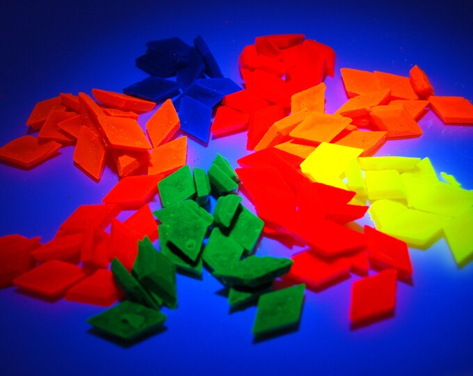 UV Reactive Fluorescent Dye for Diy Candle Making, Neon Black Light ...