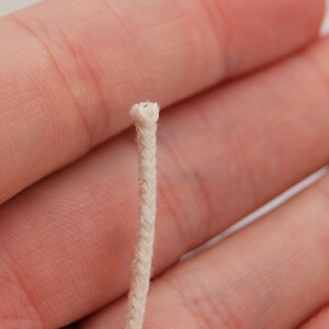 Medium Sized Candle Wicking, Cored Wicks for Melt and Pour Candle ...