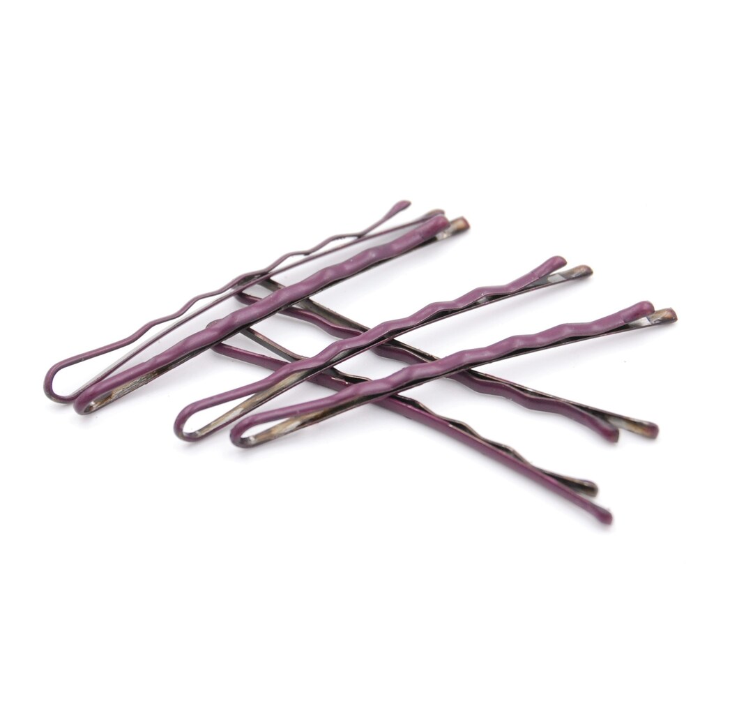 Sangria Colored Bobby Pins, Plum Wedding Bobby Pins, Sangria Wedding ...