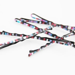 Decorated Bobby Pins, Colorful Bobby Pins, Decorative Colored Bobby ...