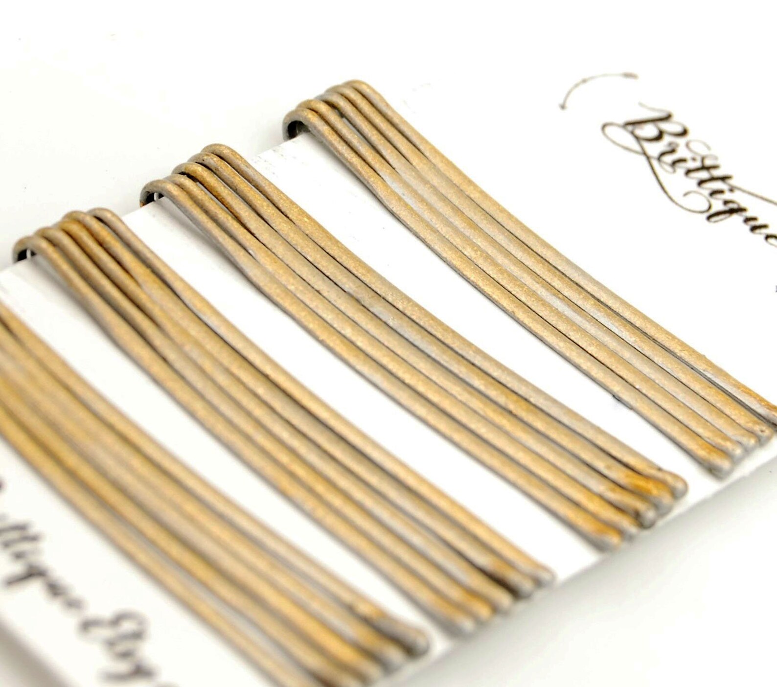 Light Gold Colored Bobby Pins Gold Bridal Hair Pins Subtle | Etsy