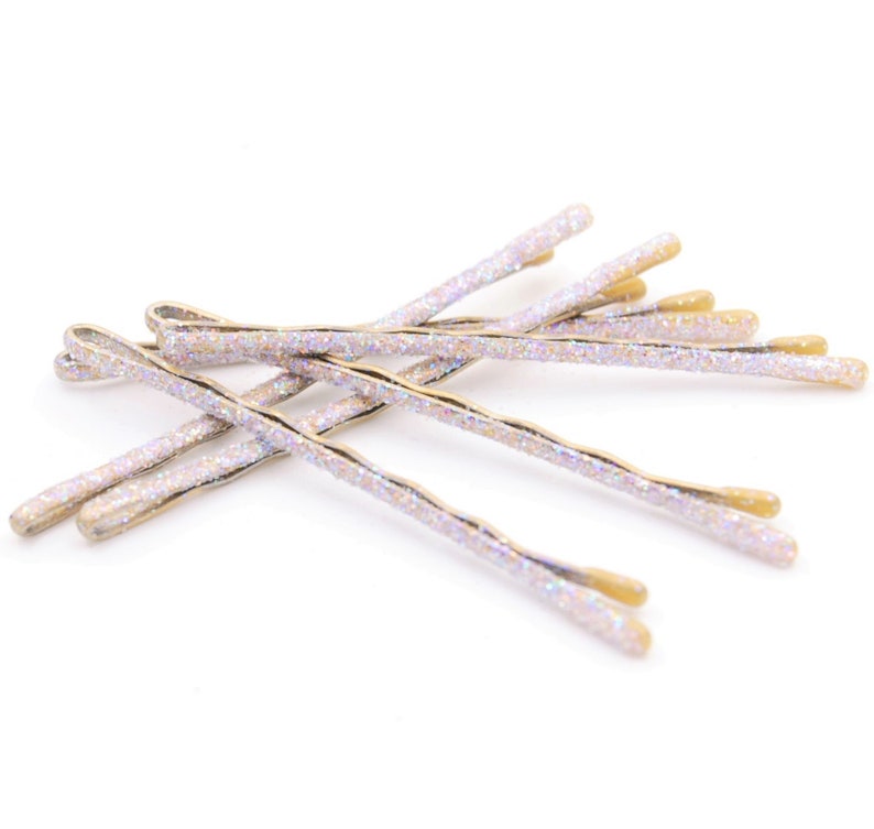 Light Pink Glitter Bobby Pin Pink Glitter Hair Pins Pink | Etsy