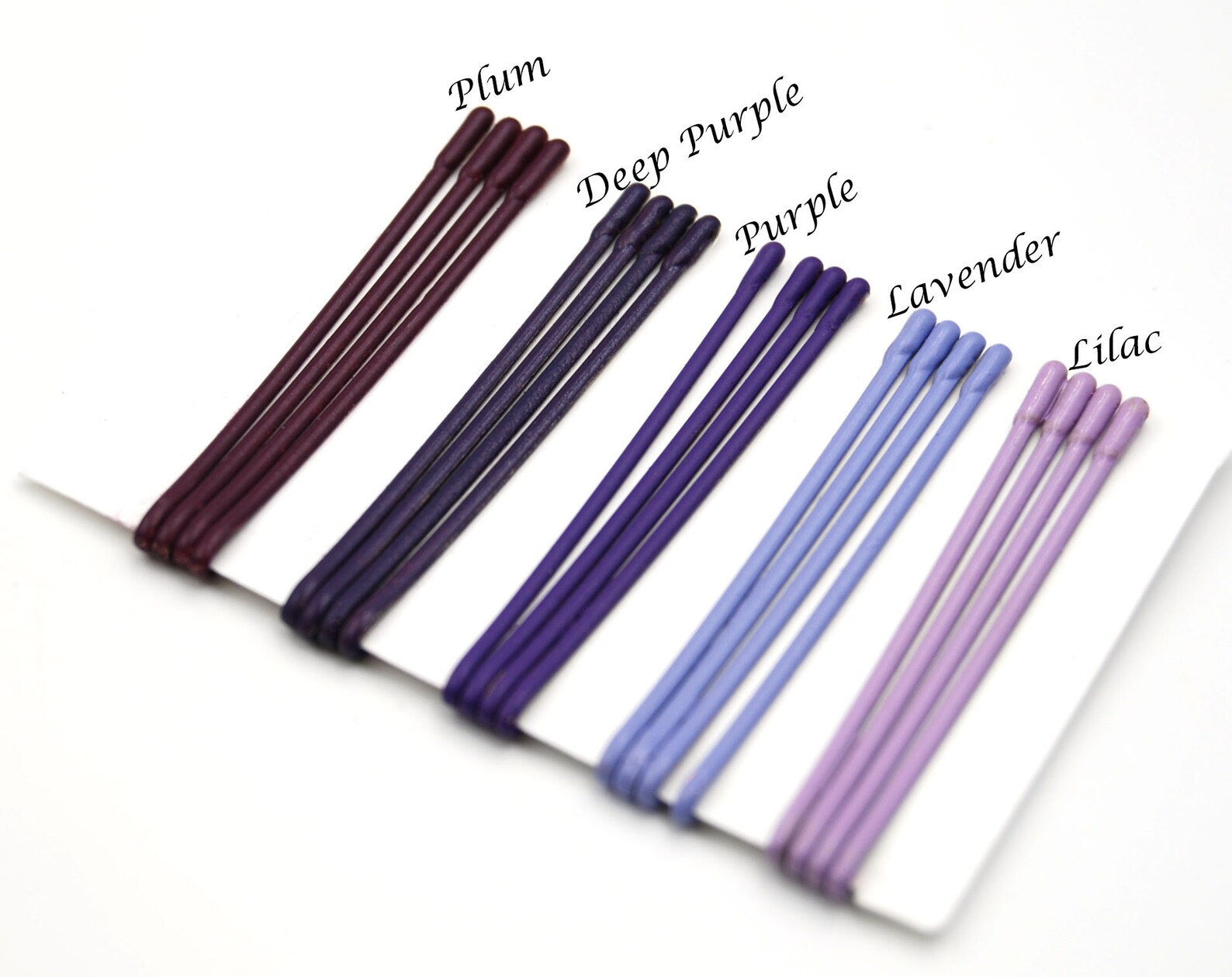 Purple bobby pins lavender colored bobby pins eggplant | Etsy
