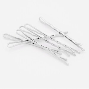 Silver Bobby Pins, Colored Bobby Pins, Decorative Bobby Pins, Metallic ...