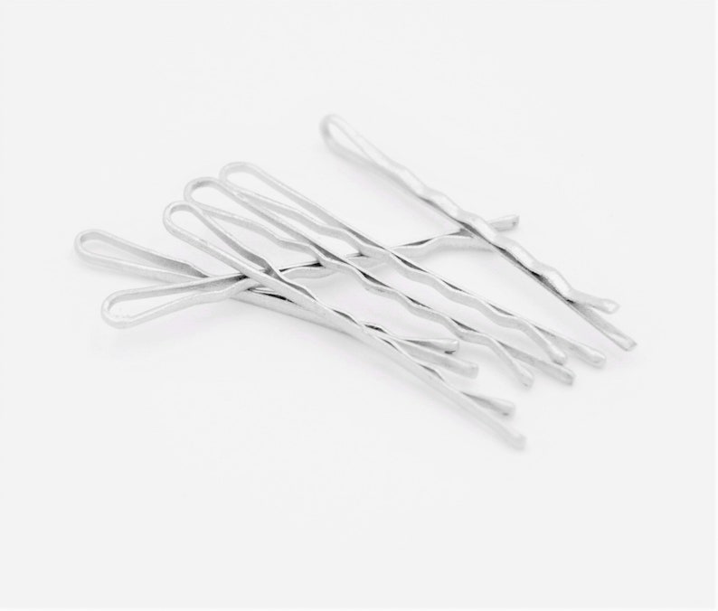 Silver bobby pins colored bobby pins decorative bobby pins | Etsy