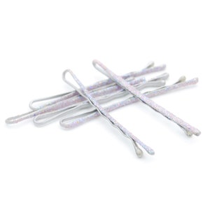 Light Pink Glitter Bobby Pins, Decorative Bobby Pin, Pink Glitter Hair ...