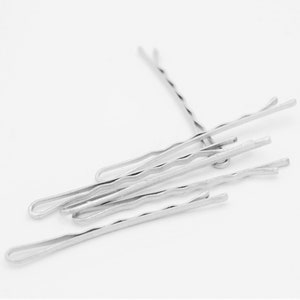 Silver Bobby Pins, Colored Bobby Pins, Decorative Bobby Pins, Metallic ...