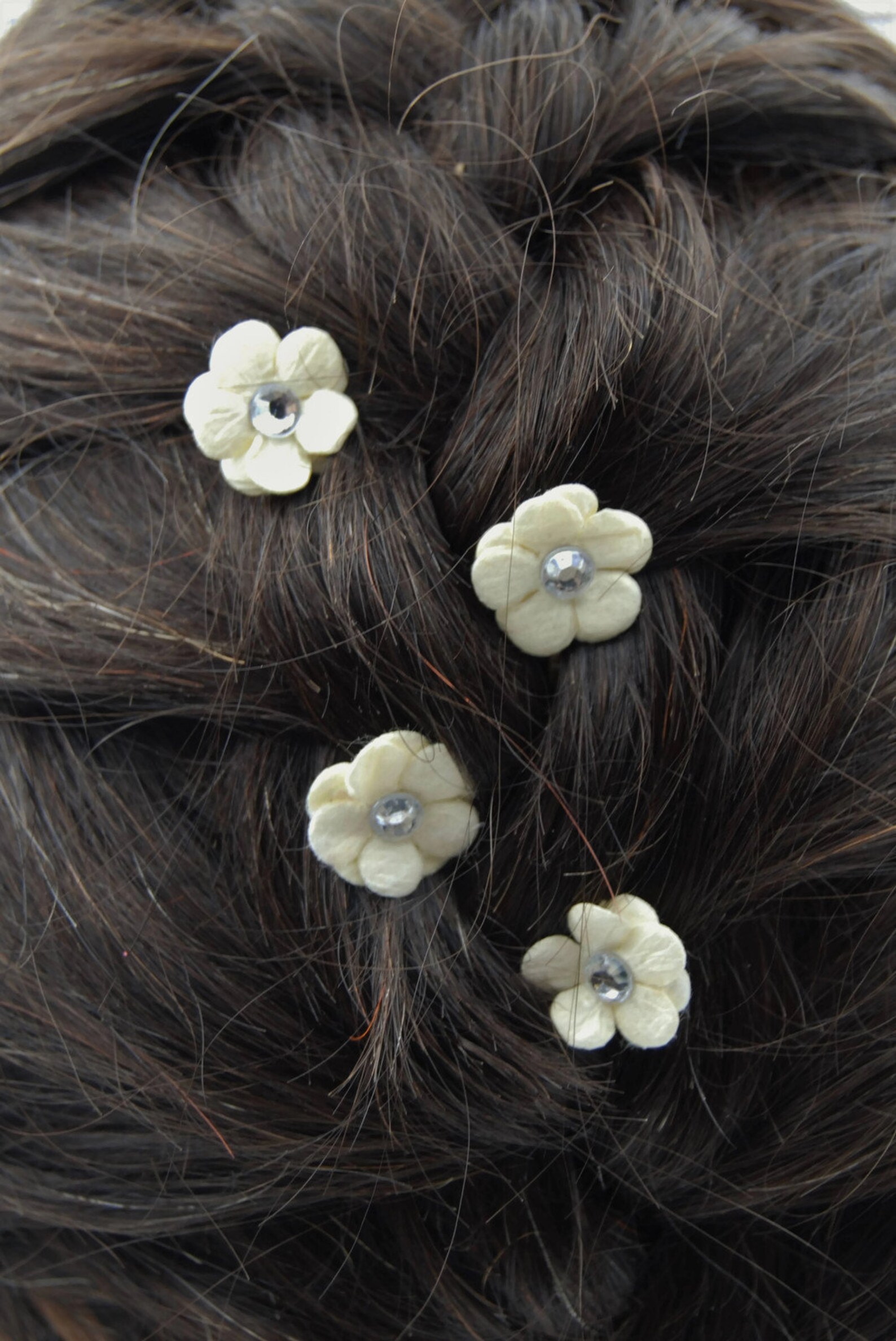Flower Hair Pin Flowergirl Hair Pin Small Flower Bobby Pin - Etsy