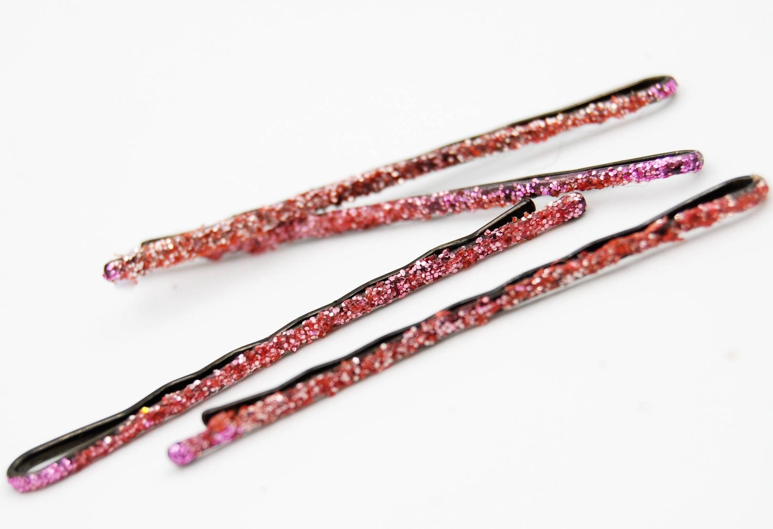 Light Pink Glitter Bobby Pins Pink Bobby Pins Pink Glitter - Etsy