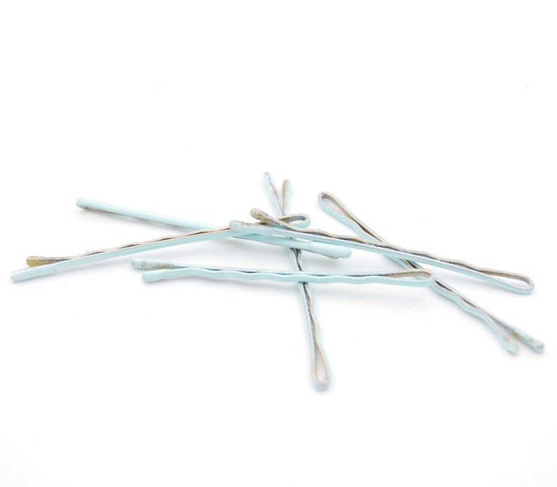 Mint Blue Colored Bobby Pins Sky Blue Accessories Light Blue | Etsy