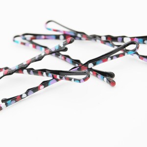 Decorated Bobby Pins, Colorful Bobby Pins, Decorative Colored Bobby ...
