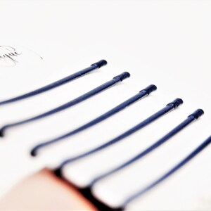 Navy Blue Bobby Pins Dark Blue Colored Bobby Pins Navy Blue - Etsy