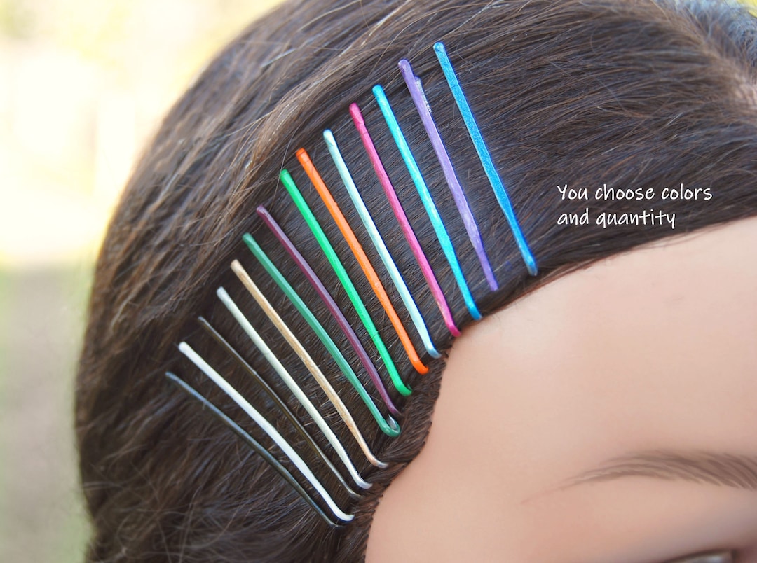 Cute Bobby Pins, Painted Bobby Pins, Custom Colored Bobby Pins, Bridal ...