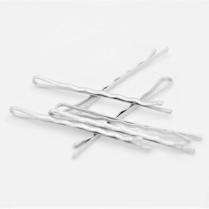 Silver Bobby Pins, Colored Bobby Pins, Decorative Bobby Pins, Metallic ...