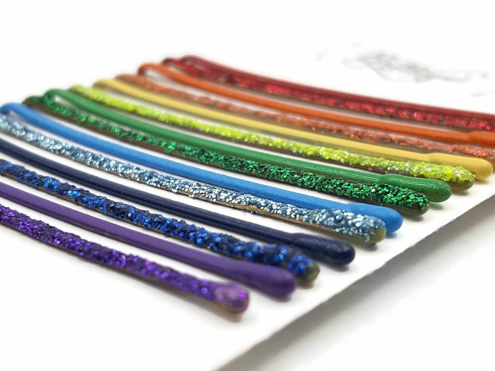 Rainbow Bobby Pins Roygbiv Colored Bobby Pins Gay Pride | Etsy