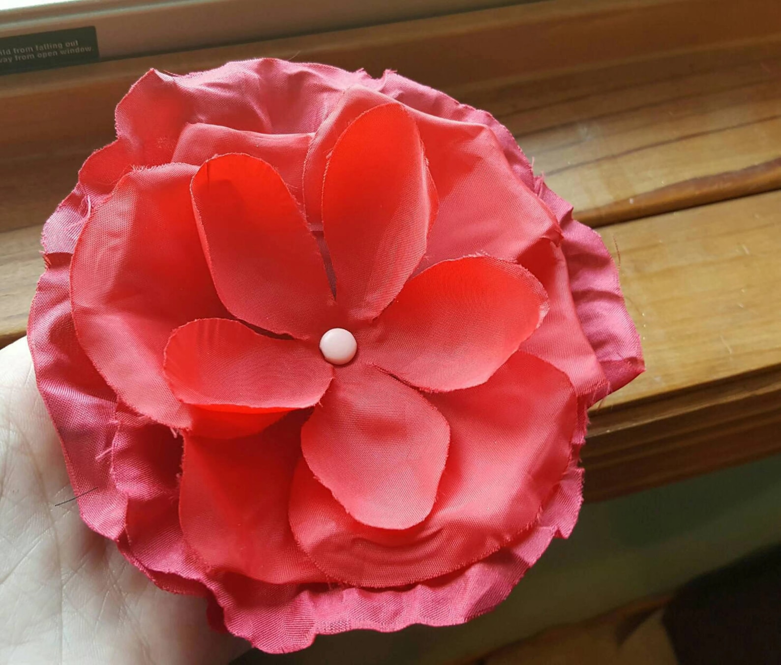 Large Red Flower Hair Pin Large Flower Flamenco Hair Pin Big - Etsy