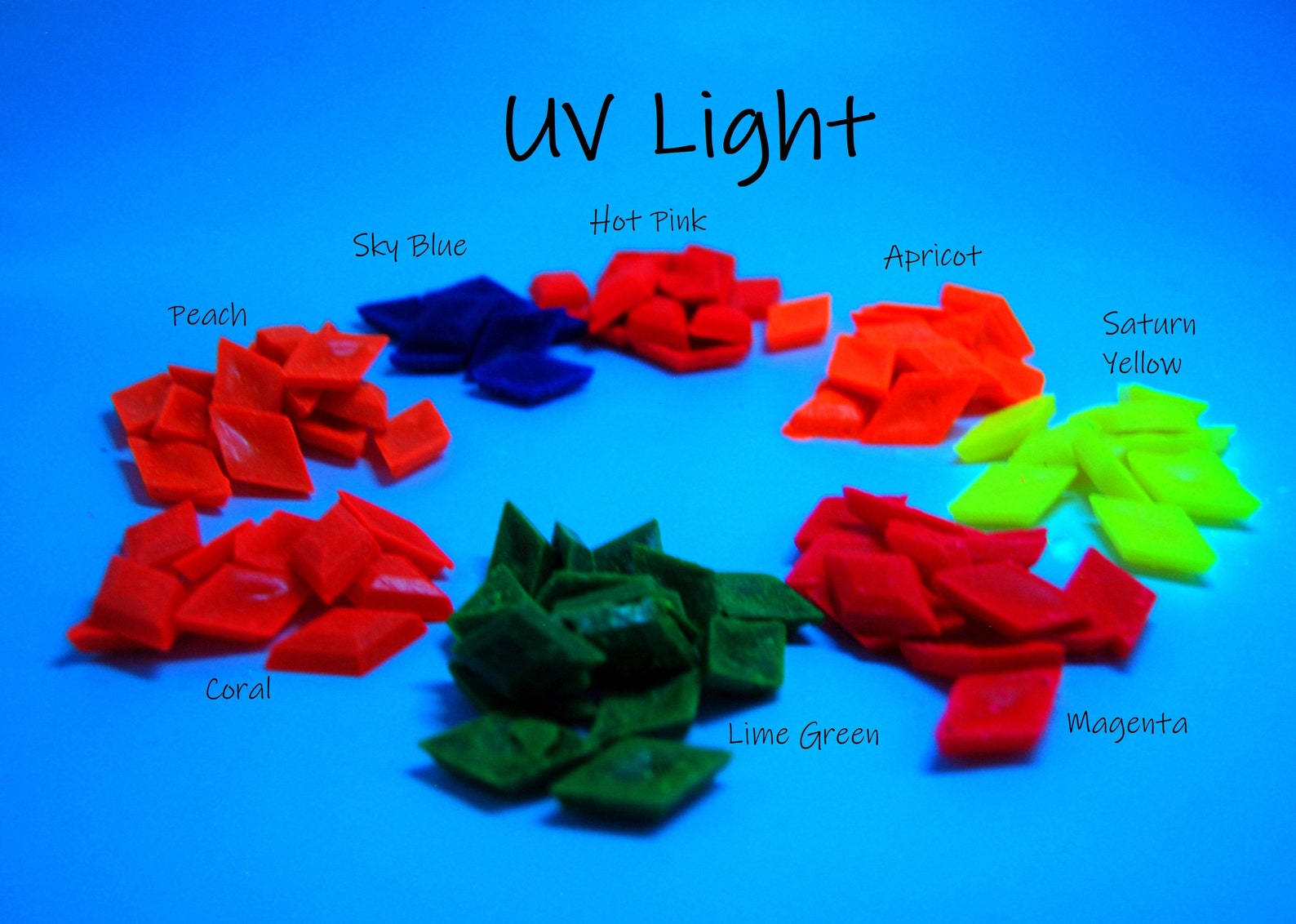 UV Reactive Fluorescent Dye for Diy Candle Making Neon Black - Etsy