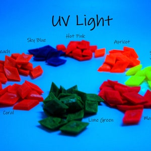 UV Reactive Fluorescent Dye for Diy Candle Making, Neon Black Light ...