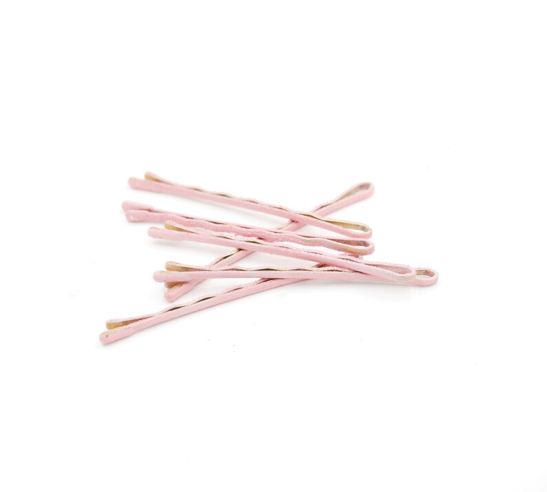 Matte Pink Bobby Pins Light Pink Accessories Pink Bobby | Etsy